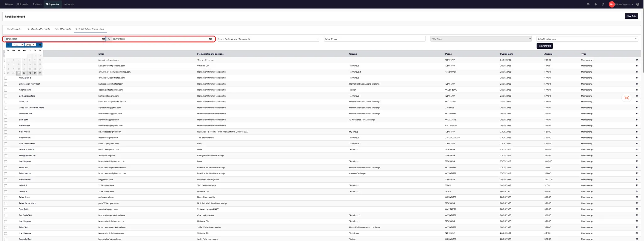 CORE | Bulk Edit Future Transactions